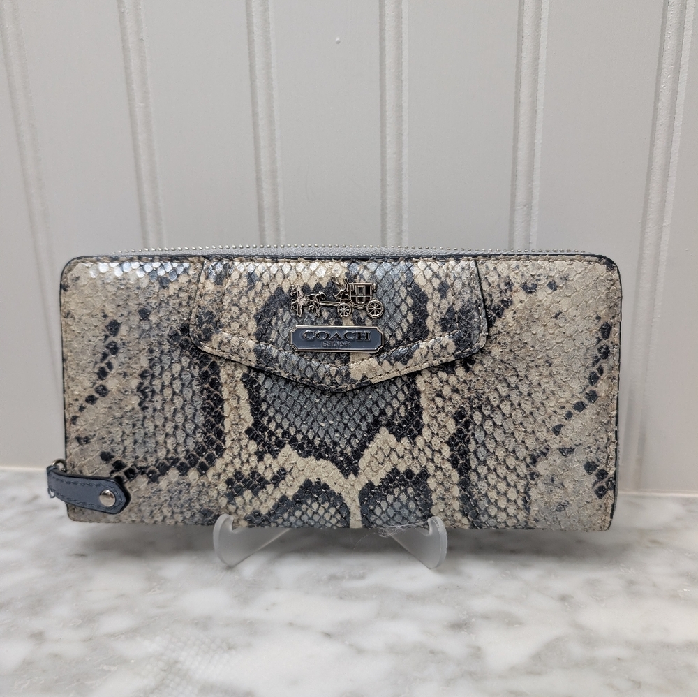 Coach 1941 Collection Limited Edition Python Wallet - Gem